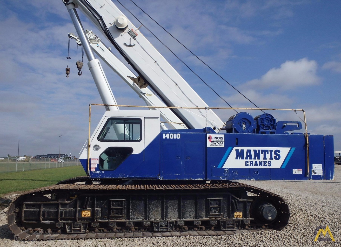 70t Mantis 14010 Telescopic Crawler Crane Cranes Cranes, Material ...